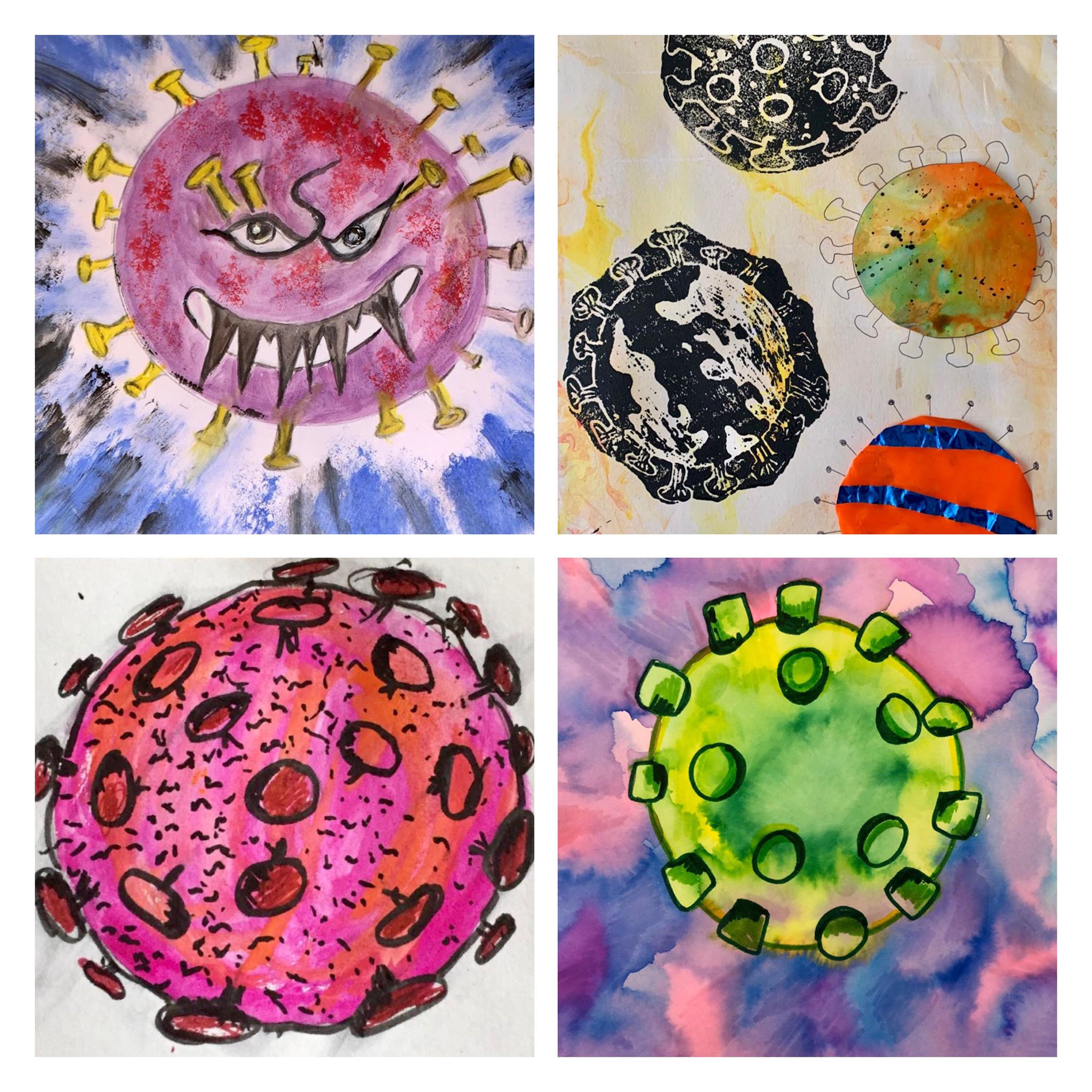 virus paintings from Gemma.jpg 2 – THE DEMOCRAT